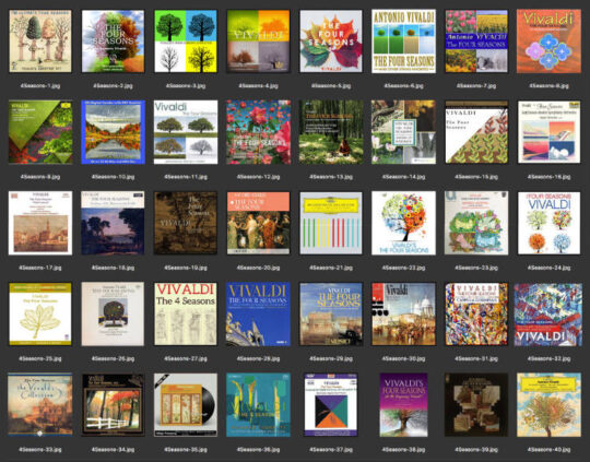 The Four Seasons Music Album Cover Design | Mayank Bhatnagar